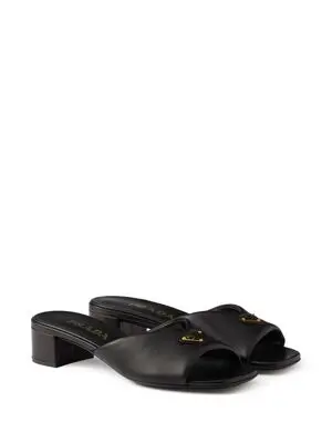 Prada 35mm Padded Leather Sandals