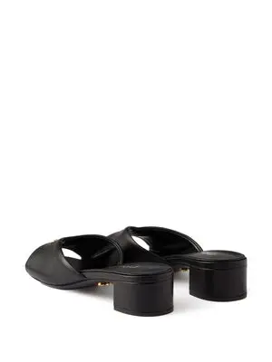 Prada 35mm Padded Leather Sandals