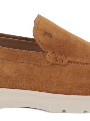 TOD'S Suede Loafers - Brown