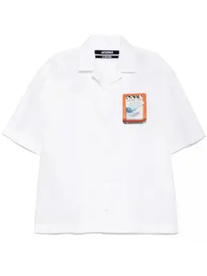 Jacquemus Graphic Print Shirt - White