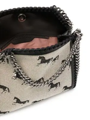 Stella McCartney Eco Horses Jacquard Tote