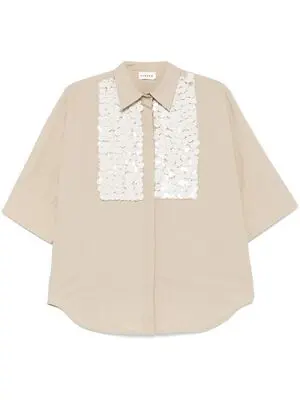 P.a.r.o.s.h Embellished Shirt - Neutrals