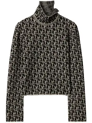 Burberry B Charm Intarsia Sweater