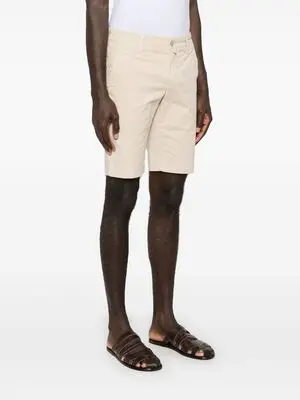 Jacob Cohen Logo-plaque Chino Shorts - Neutrals