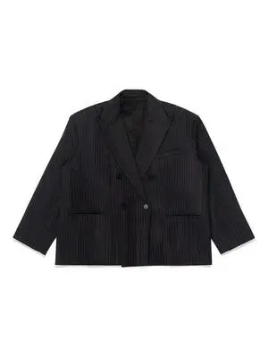 MAINLESS Pinstripe Double-breasted Blazer