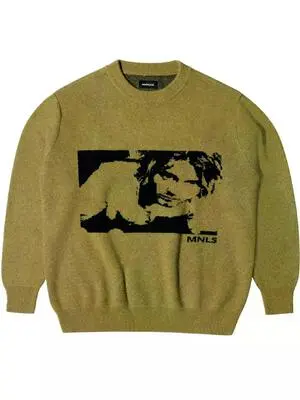 MAINLESS Kurt Cobain Sweater - Yellow