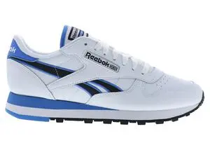 REEBOK Classic Leather Sneakers - White/kinetic Blue/black