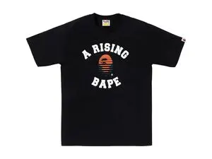 BAPE A Rising Tee Shirt - Black