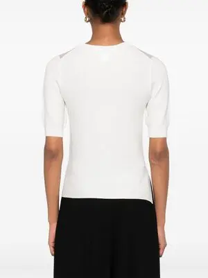 Dkny Sheer-panel T-shirt
