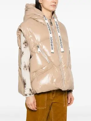 Khrisjoy Quilted Gilet - Neutrals