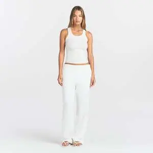 SKIMS Ribbed Cotton Tank Top - Marble