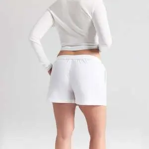 SKIMS Cotton Poplin Boxer - Snow