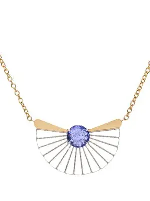 NIKOLLE RADI 18kt Yellow Tanzanite Necklace