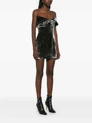 MUGLER Velvet Mini Dress