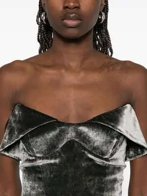 MUGLER Velvet Mini Dress
