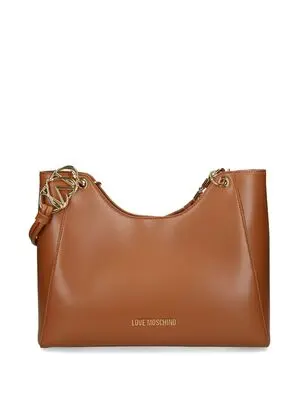Moschino Jewel Tote Bag - Brown