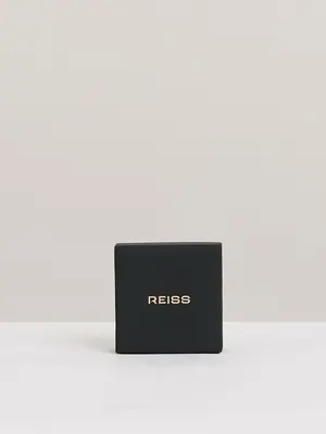 REISS Freya Wave Hoop Earrings - Gold
