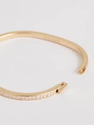REISS Myles Hinged Crystal Cuff