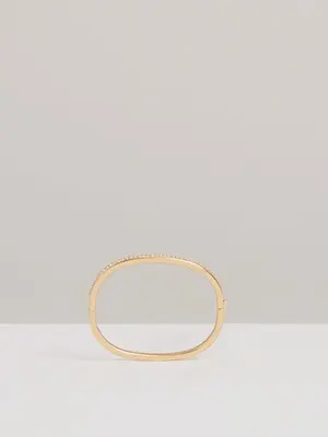 REISS Myles Hinged Crystal Cuff