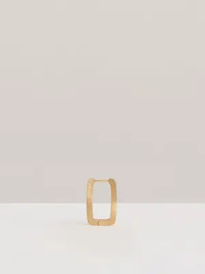 REISS Grace Geometric Hoop Earrings