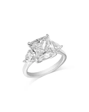 Bloomingdale'S Certified Lab Grown Cushion Cut Diamond Engagement Ring - White