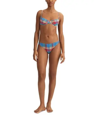 Polo Ralph Lauren Plaid Hipster Bikini Bottom - Multi