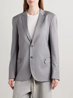 BETTTER Denicoat Convertible Wool-blend And Denim Coat