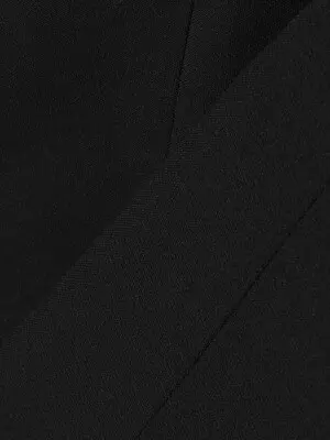 BETTTER Wool-blend And Satin Halterneck Top With Cutouts