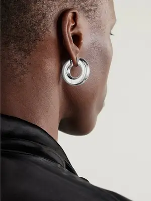 LAURA LOMBARDI Plated Hoop Earrings