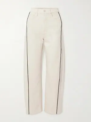 MOTHER The Half Pipe High-rise Barrel-leg Jeans