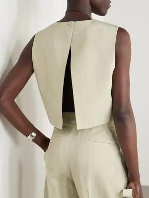 JIL SANDER Cropped Sleeveless Vest