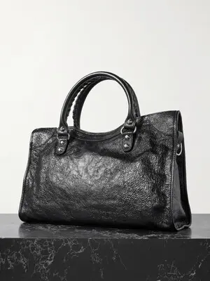 Balenciaga Le City Medium Embellished Tote Bag - Black