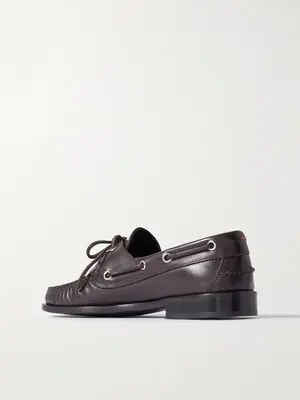 AeydĒ Harris Leather Loafers - Brown