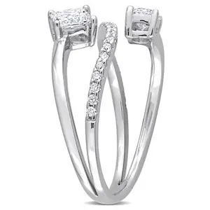 JULIANNA B. 14k Lab-grown Diamond Two-stone Ring