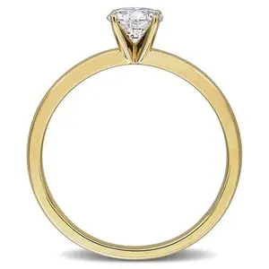 JULIANNA B. 14k Gold 1/2 Ctw Lab-grown Diamond Solitaire Ring - Yellow Gold