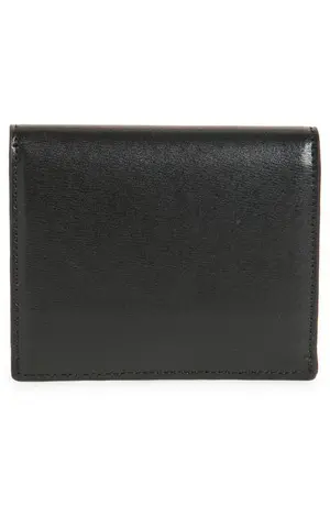 TOTEME T-lock Leather Card Holder - Black