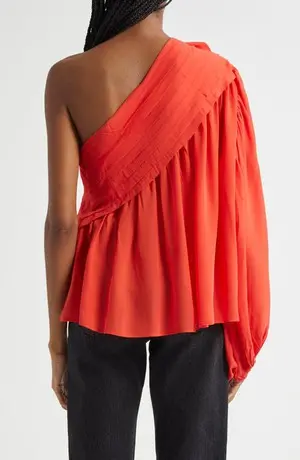 Farm Rio Rose One-shoulder Top