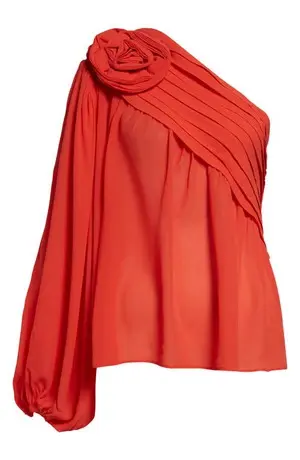 Farm Rio Rose One-shoulder Top