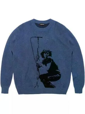 MAINLESS Jim Morrison Sweater - Blue