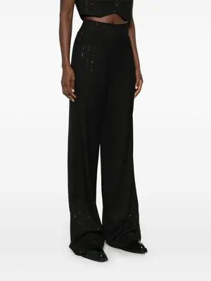 Sandro Sequined Palazzo Pants