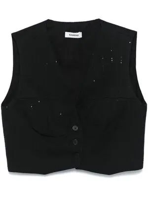 Sandro Sequined Vest
