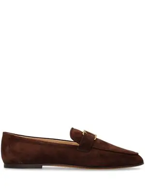 TOD'S Leather Loafers - Brown