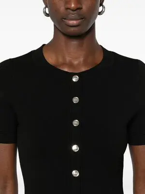 Sandro Pleated Mini Dress - Black