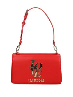Moschino Flap Shoulder Bag - Red