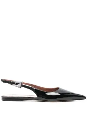 Paris Texas Jessica Western Ballet Flats - Black