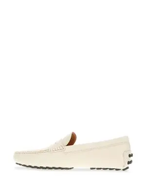 TOD'S Leather Loafers - Neutrals