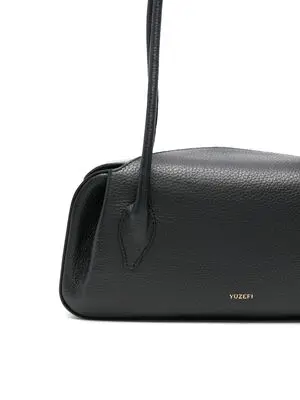 Yuzefi Oyster Shoulder Bag - Black