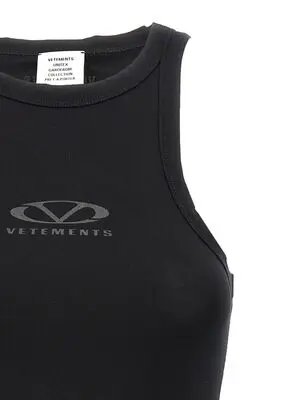 Vetements Logo-print Tank Top