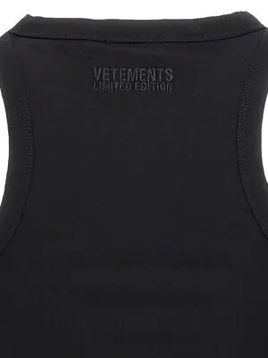 Vetements Logo-print Tank Top