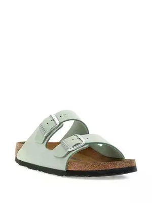 BIRKENSTOCK Arizona Buckled Slides - Green